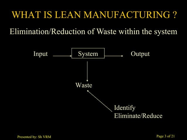 Lean manufacturing | PPT