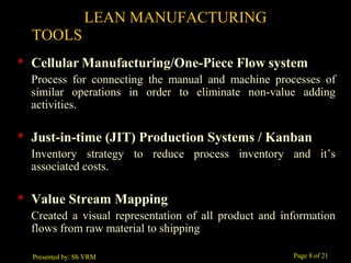 Lean manufacturing | PPT