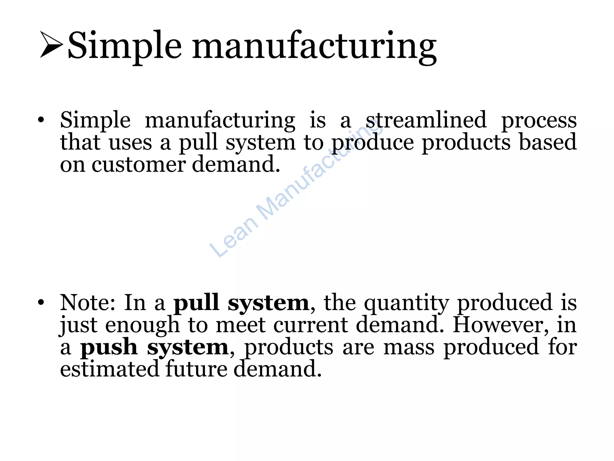 Lean Manufacturing | PPT