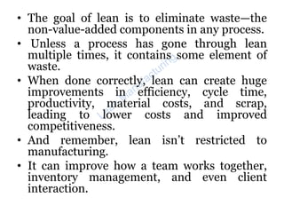 Lean Manufacturing | PPT