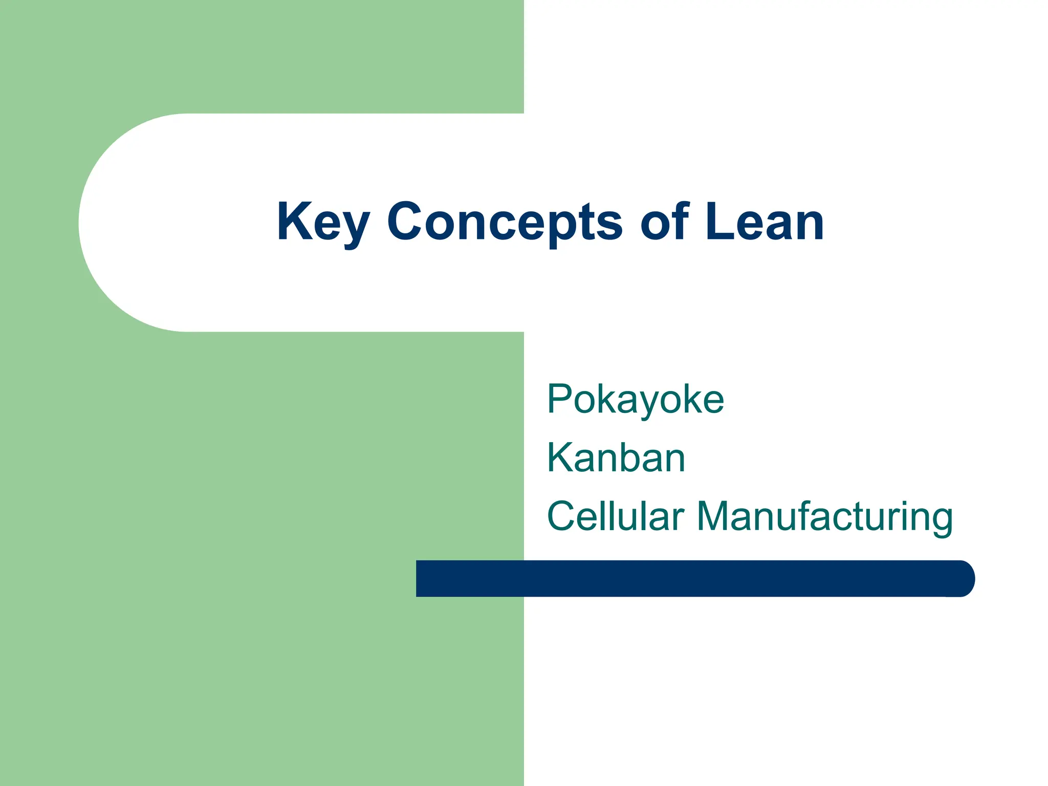 Lean manufacturing presentation in pharmaceuticals industry | PPT