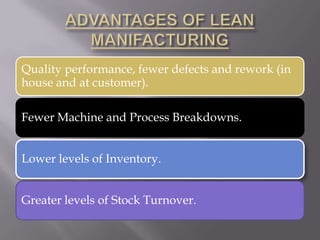 Lean manufacturing (1) | PPTX