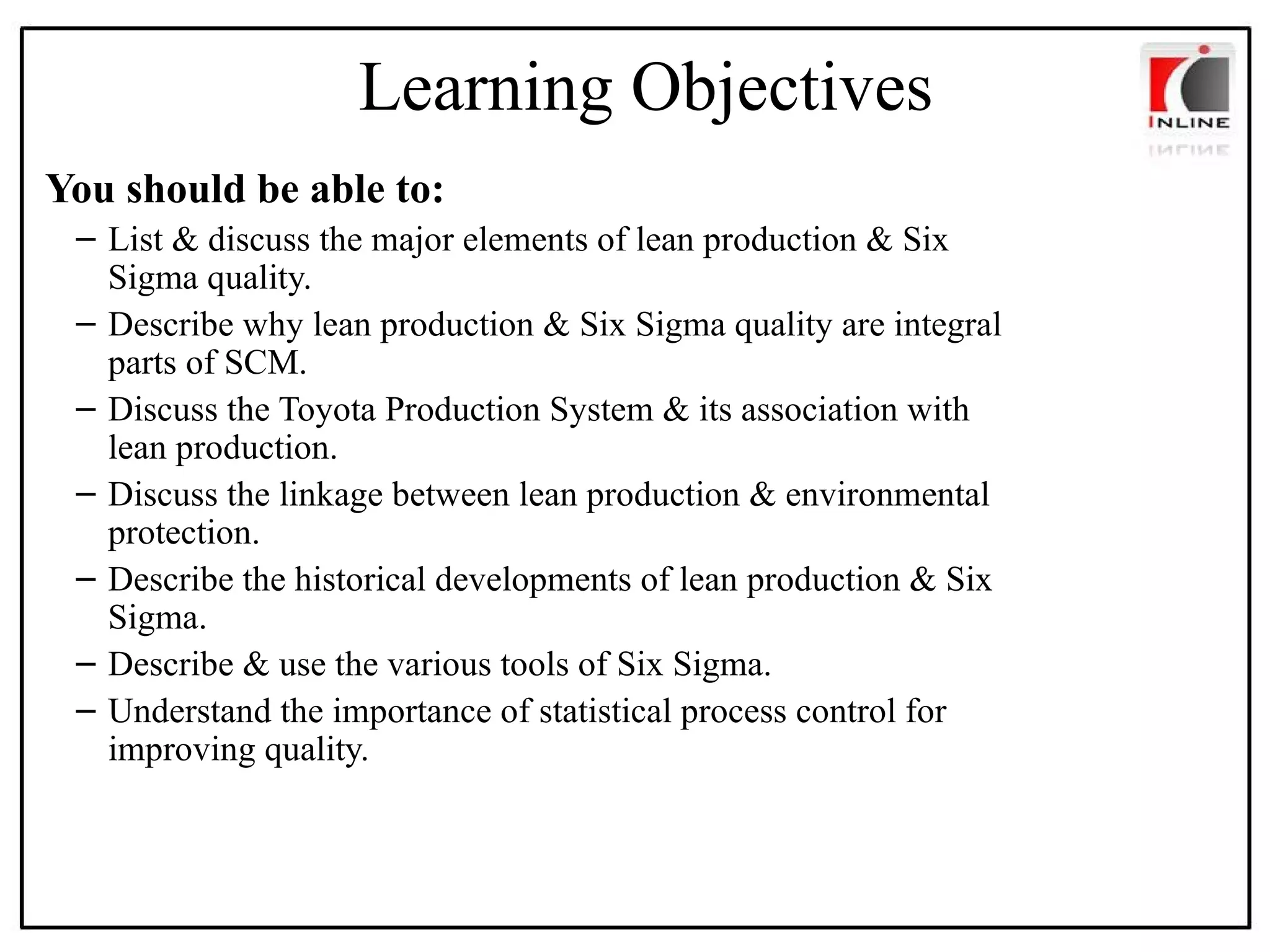 Lean manufacturing & 6s | PPT