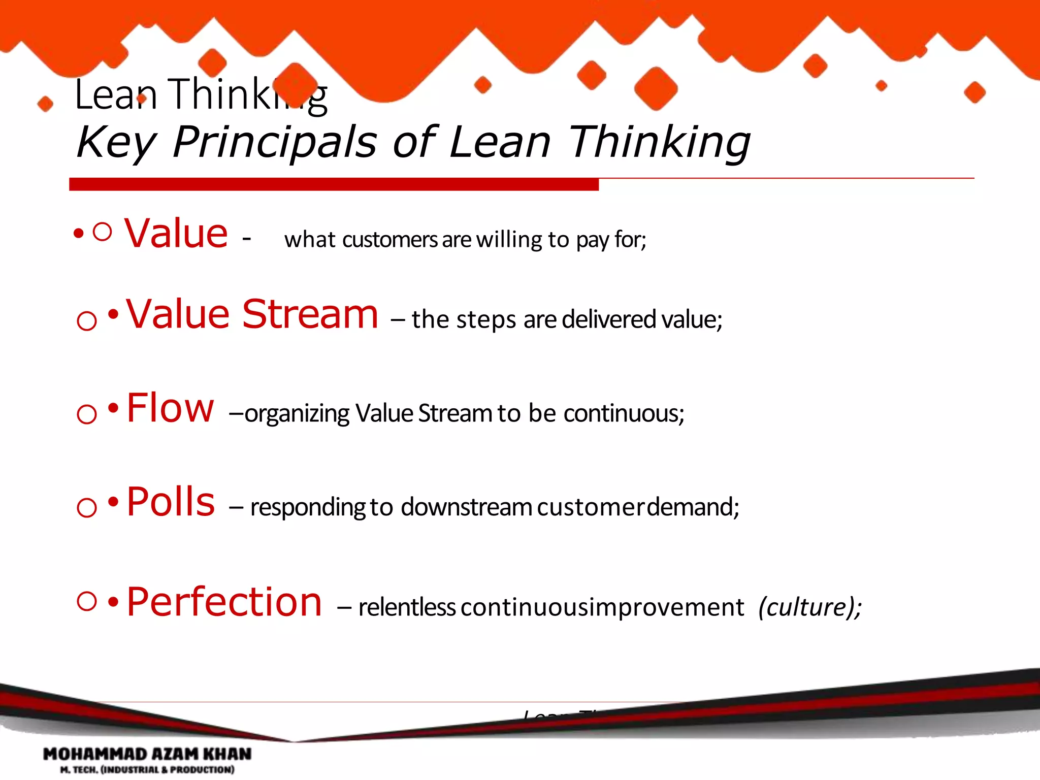 Lean Manufacturing (Concepts, Tools and Quality Management) | PPTX