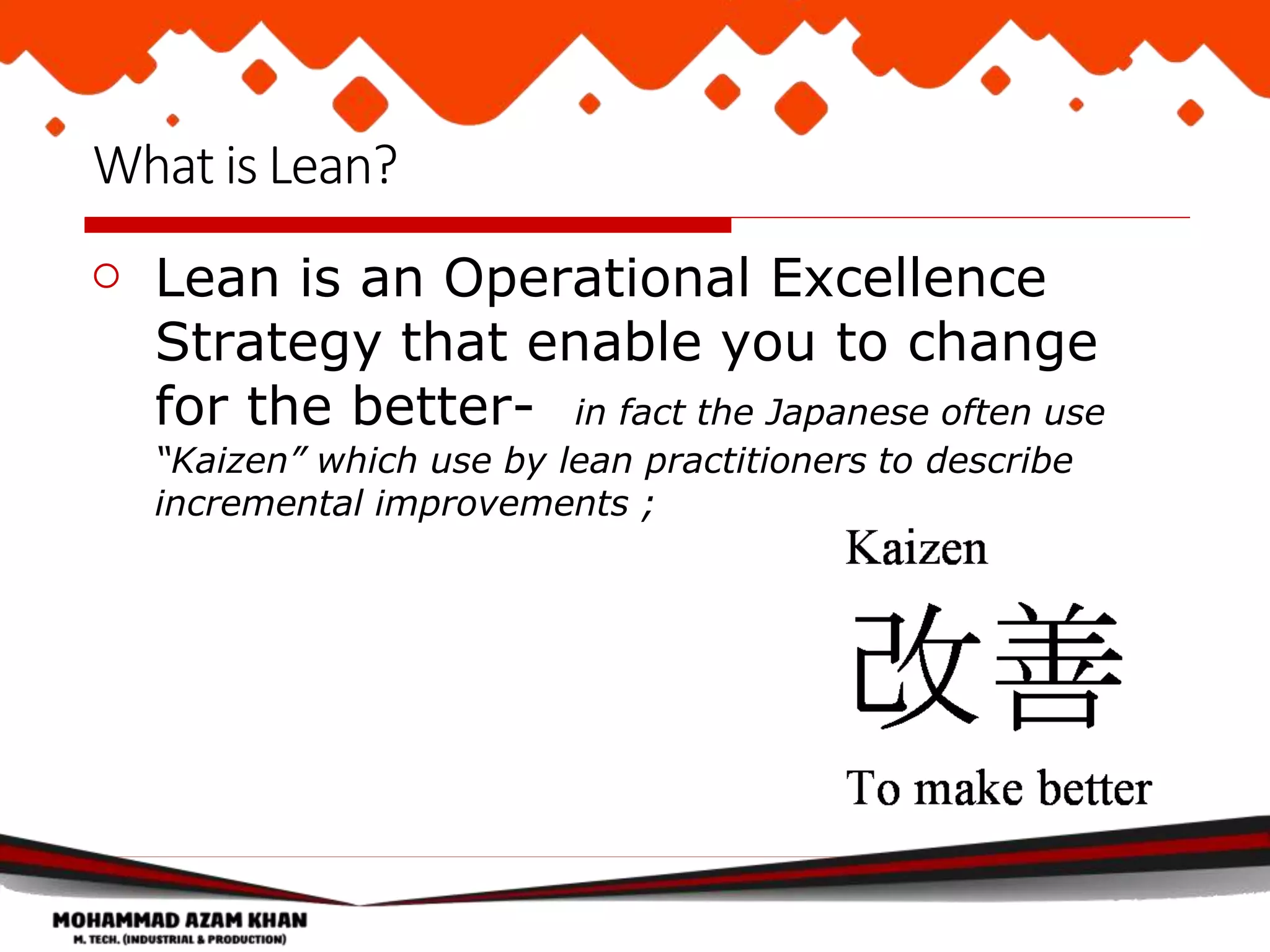 Lean Manufacturing (Concepts, Tools and Quality Management) | PPTX