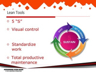 Lean Manufacturing (Concepts, Tools and Quality Management) | PPTX