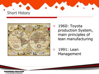 Lean Manufacturing (Concepts, Tools and Quality Management) | PPTX