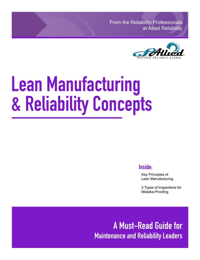 Lean Manufacturing and Reliability Concepts Report | PDF