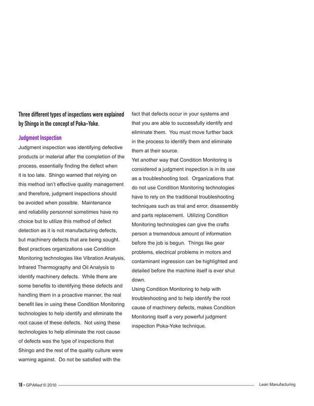 Lean Manufacturing and Reliability Concepts Report | PDF