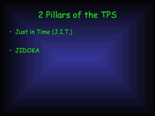 Lean manufacturing and the toyota production system | PPT