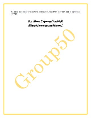 Lean Manufacturing Assessment - Group50® Consulting | PDF