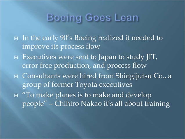 Lean_Manufacturing_at_Boeing_and_Airbus.ppt | Aviation Industry ...