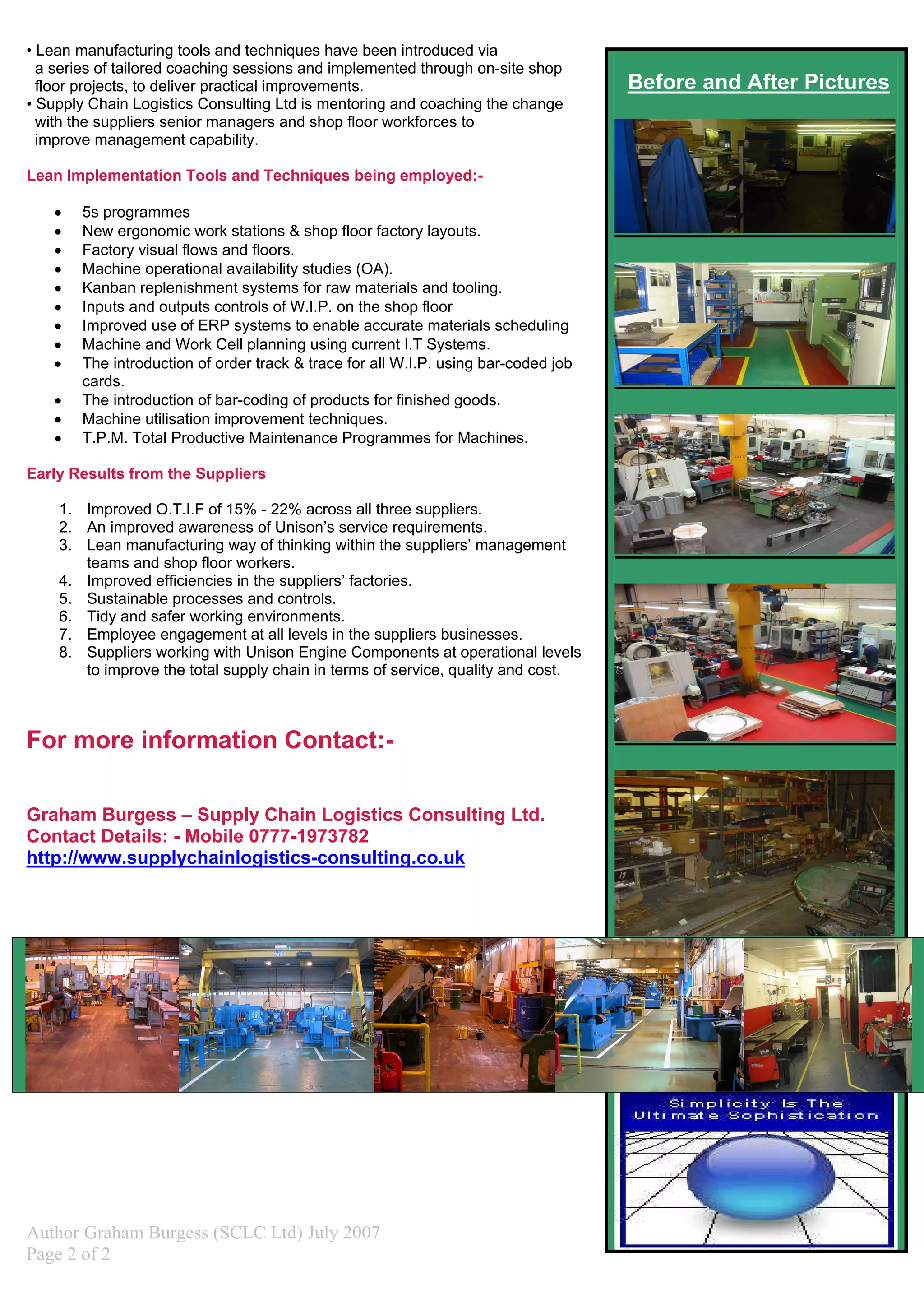 Lean manufacturing case study | PDF