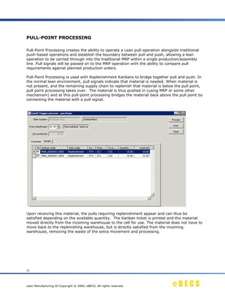 Lean Manufacturing III In Microsoft Dynamics AX | PDF