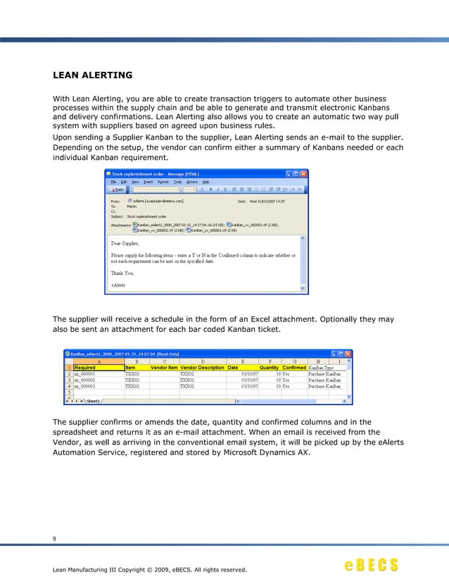 Lean Manufacturing III In Microsoft Dynamics AX | PDF
