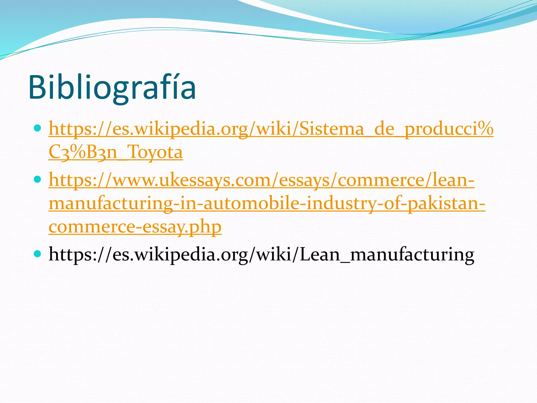 Lean manufacturing in automobile industry | PPTX