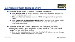 Lean manufacturing notes | PDF