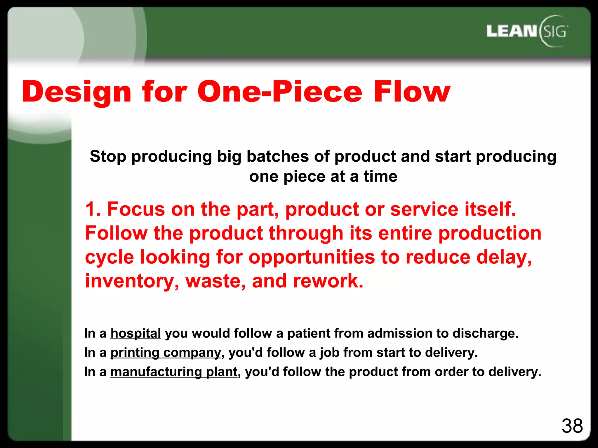 Lean manufacturing overview | PPT