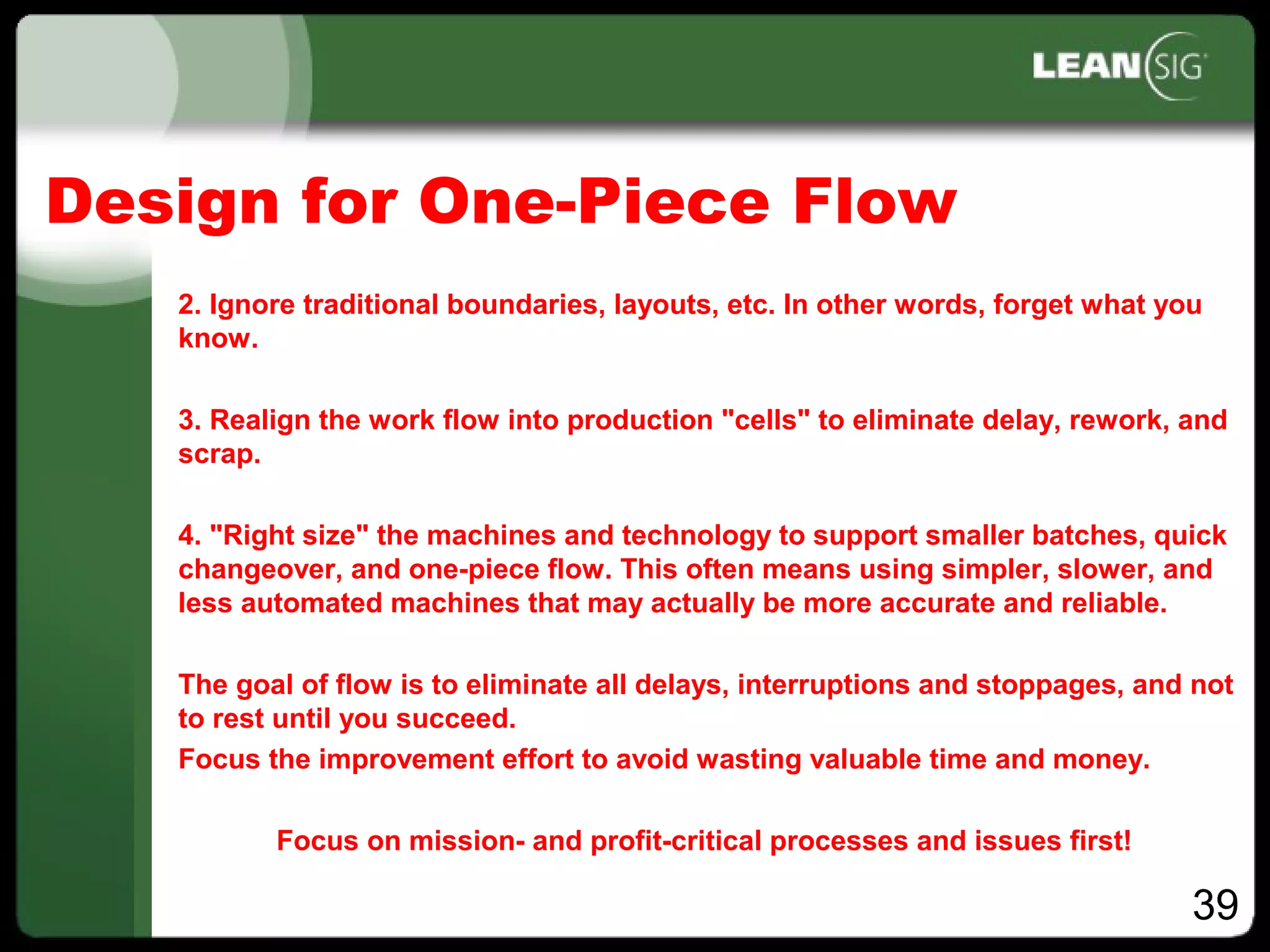 Lean manufacturing overview | PPT