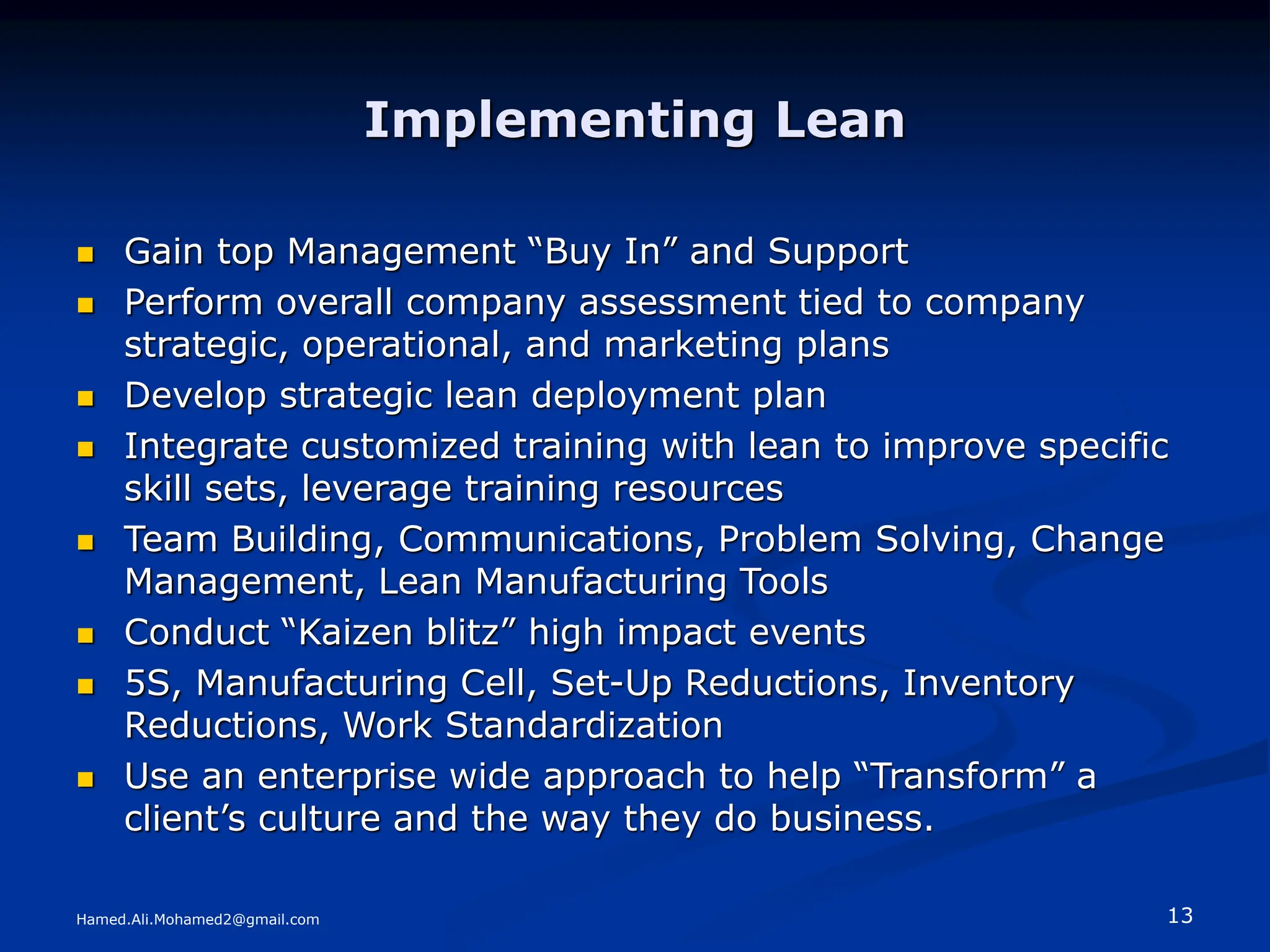 Lean Manufacturing Overview - handbook for sharing | PDF