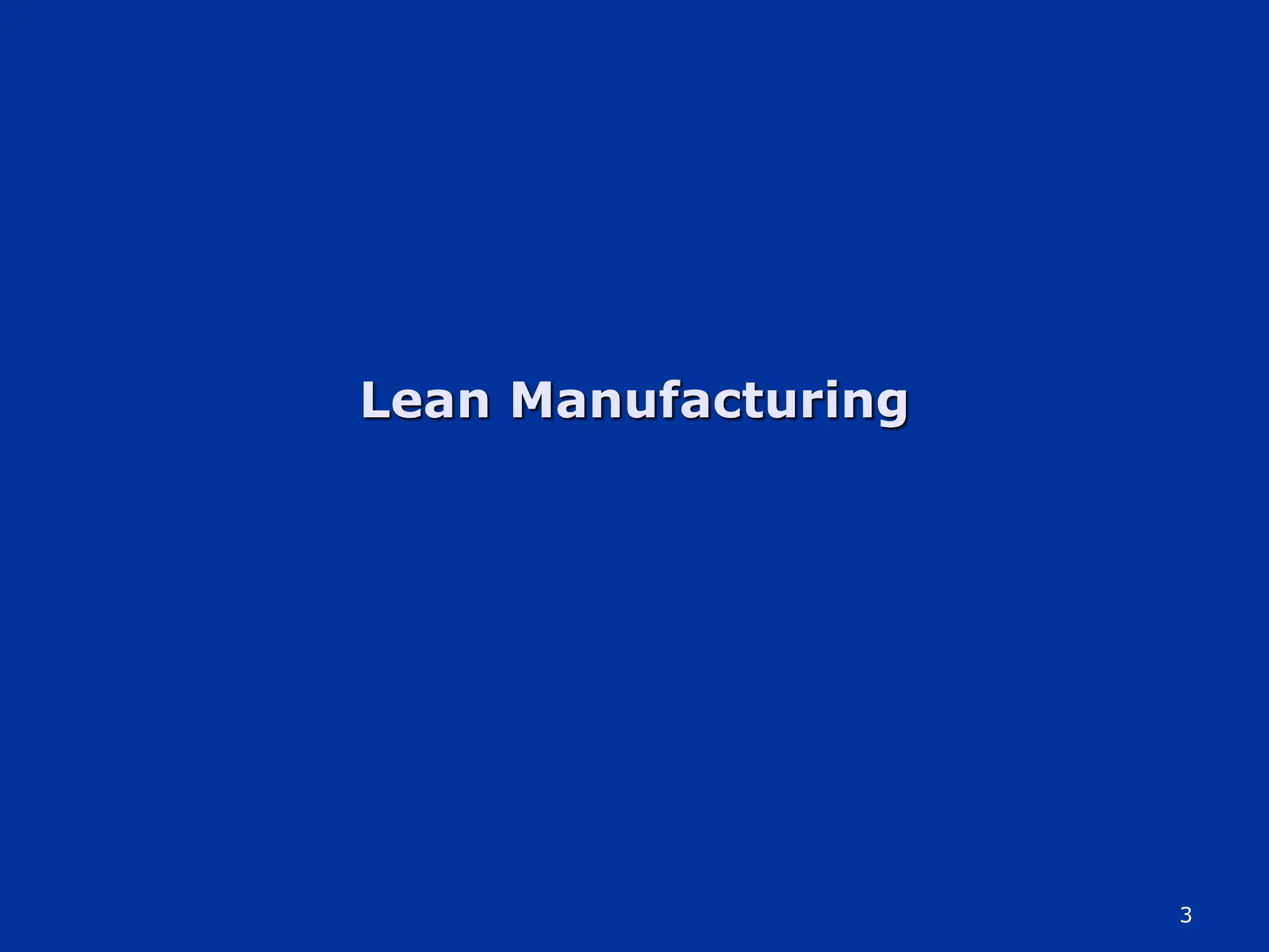 Lean Manufacturing Overview - handbook for sharing | PDF