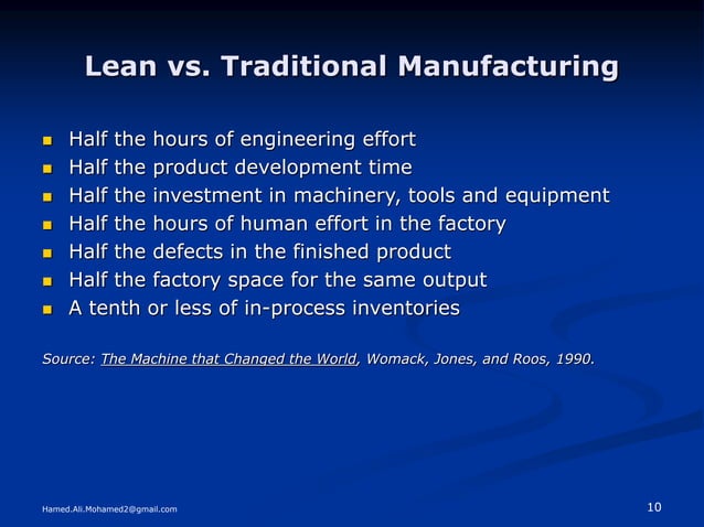 Lean Manufacturing Overview - handbook for sharing | PDF