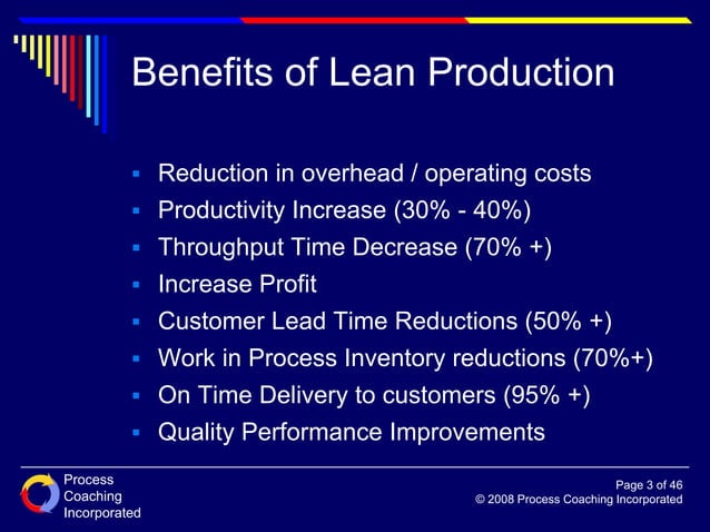 Lean Manufacturing Overview in Engineering | PPT