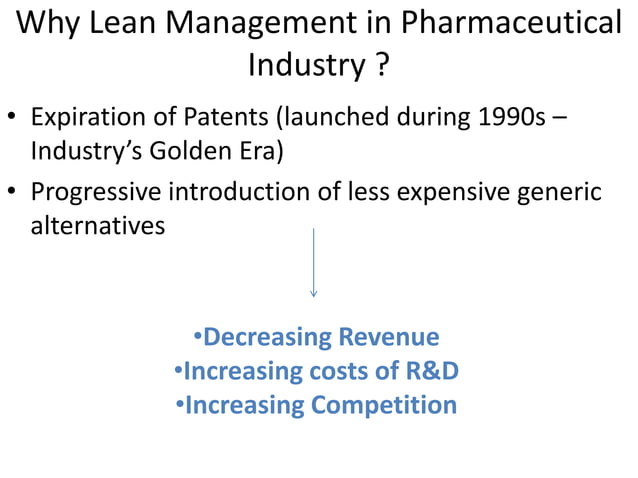 Lean Manufacturing in Pharmaceutical Industry | PPTX | Pharmaceutical ...