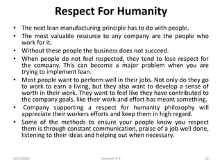 Lean manufacturing principles | PPTX