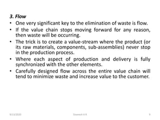 Lean manufacturing principles | PPTX