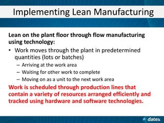 Lean Manufacturing Process | PPTX
