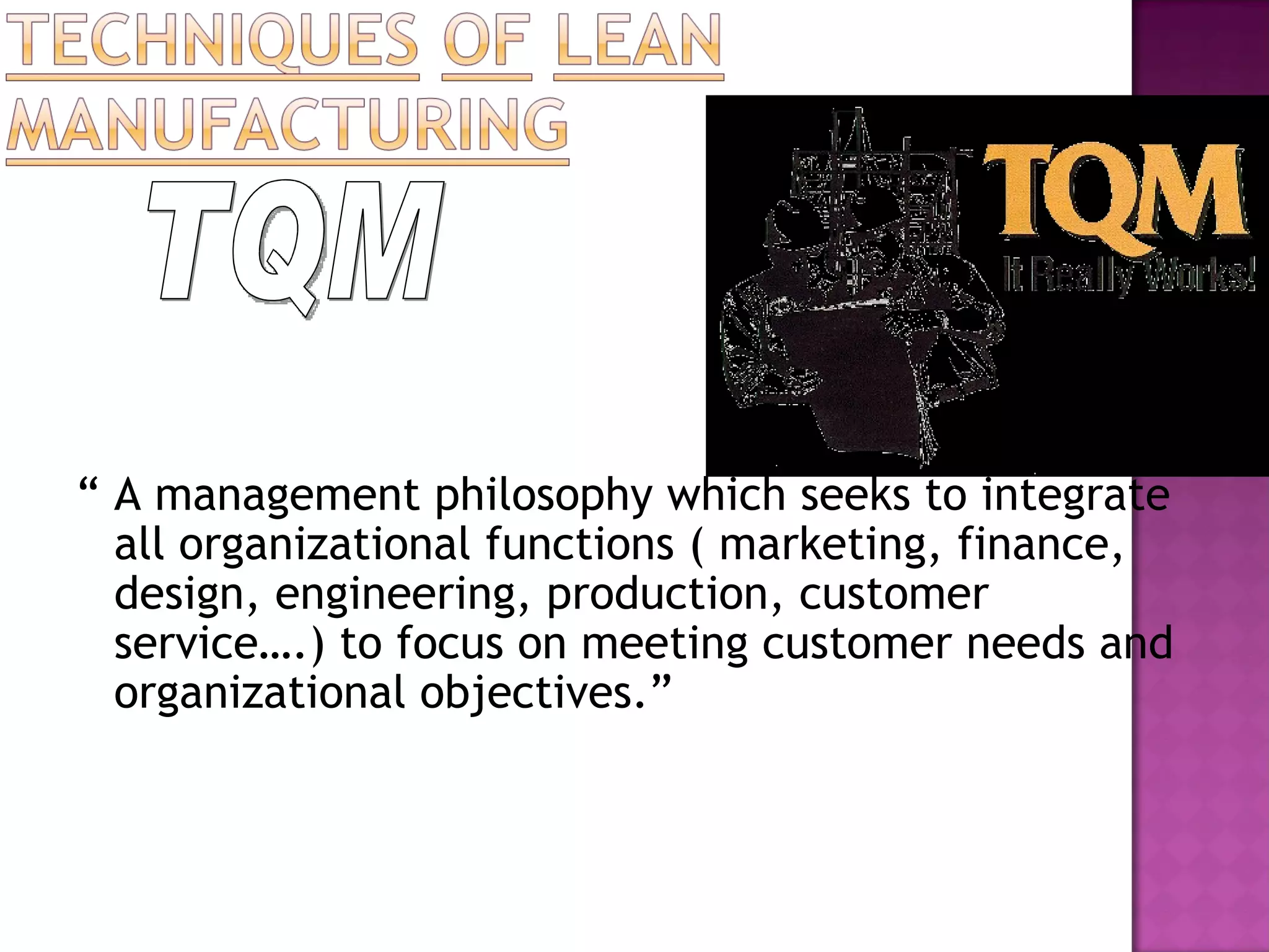 Lean manufacturing system | PPT