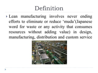 Lean manufacturing | PPT