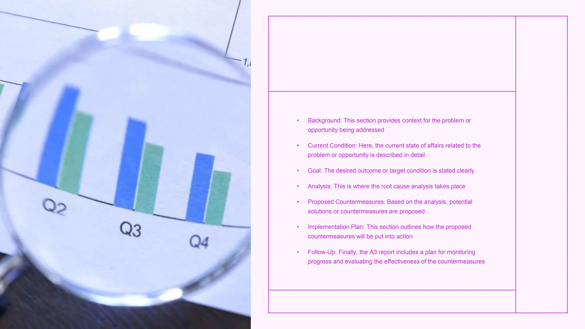 Lean methodology A3 Report Checklist eAuditor Audits & Inspections | PPT