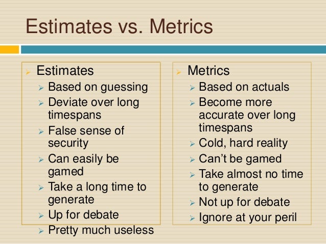 Lean Metrics Cheat Sheet