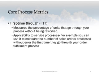 Measuring Business Success: Lean Metrics | PDF