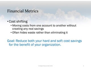 Measuring Business Success: Lean Metrics | PDF
