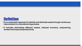 PPT ON LEAN MANUFACTURING | PDF