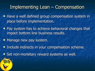 Lean Mfg Takeawayssharing | PPT