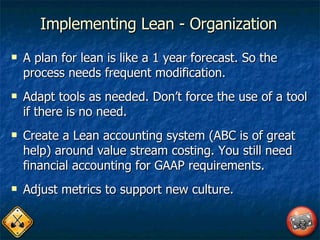 Lean Mfg Takeawayssharing | PPT