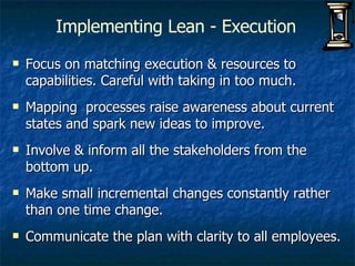 Lean Mfg Takeawayssharing | PPT