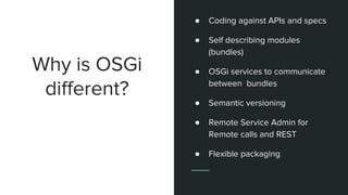 Lean Microservices with OSGi - Christian Schneider | PPT