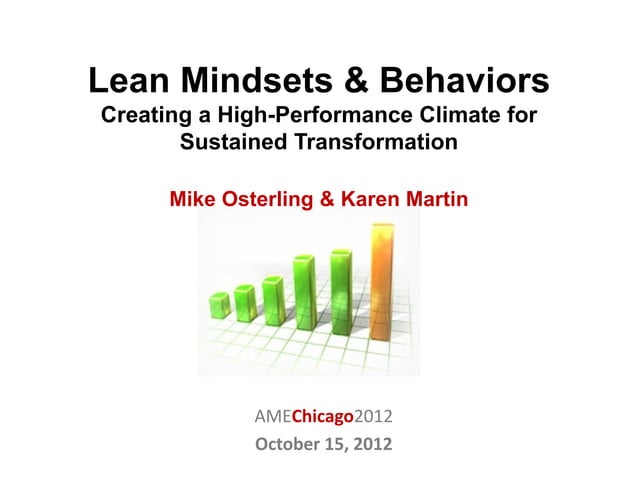Lean Mindsets and Behaviors | PDF