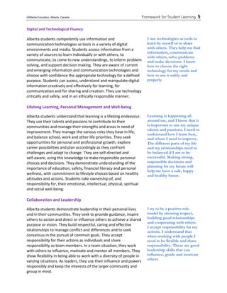 Framework for Student Learning | PDF