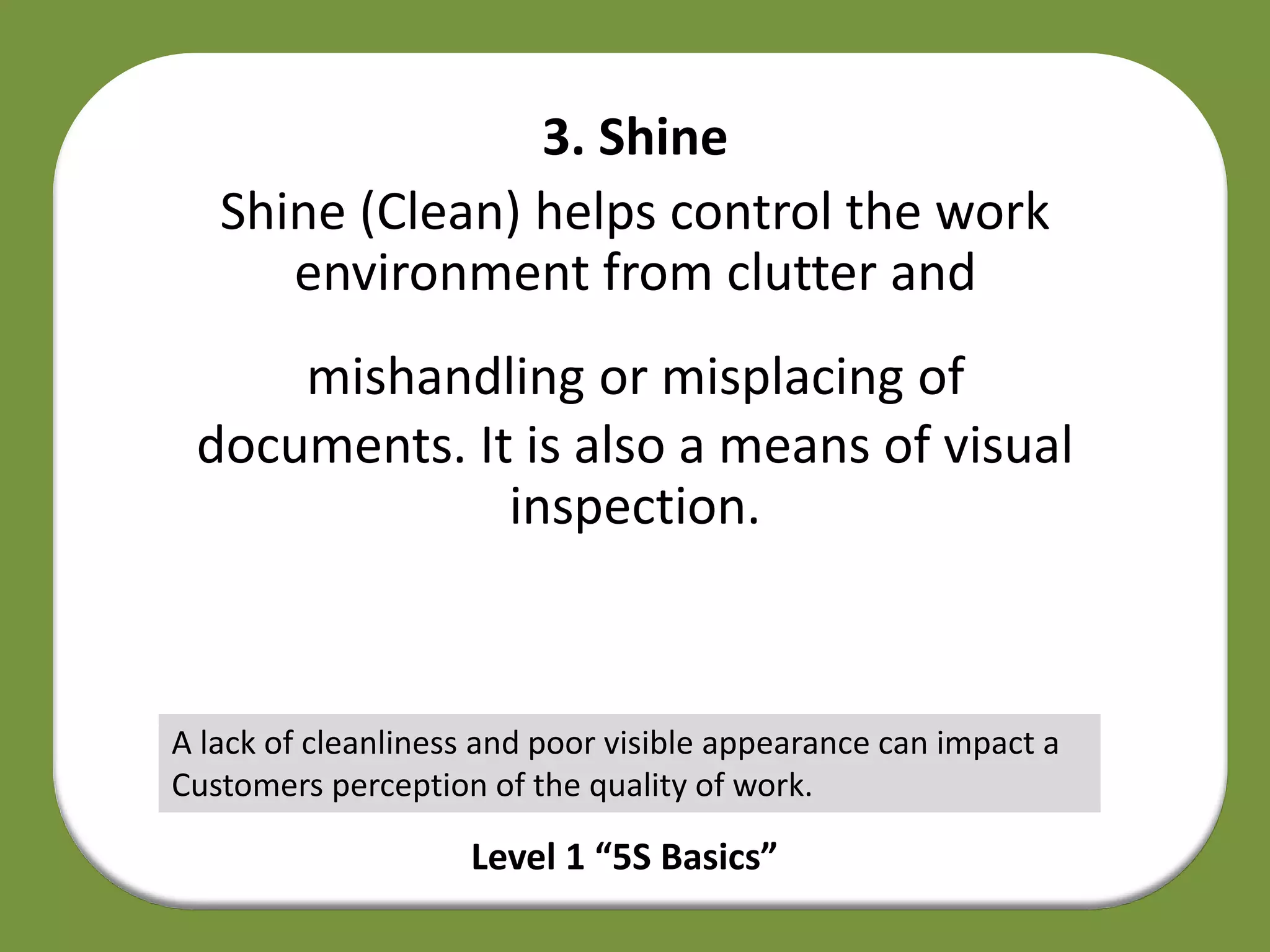 Lean Office 5S : The Next Level | PPTX