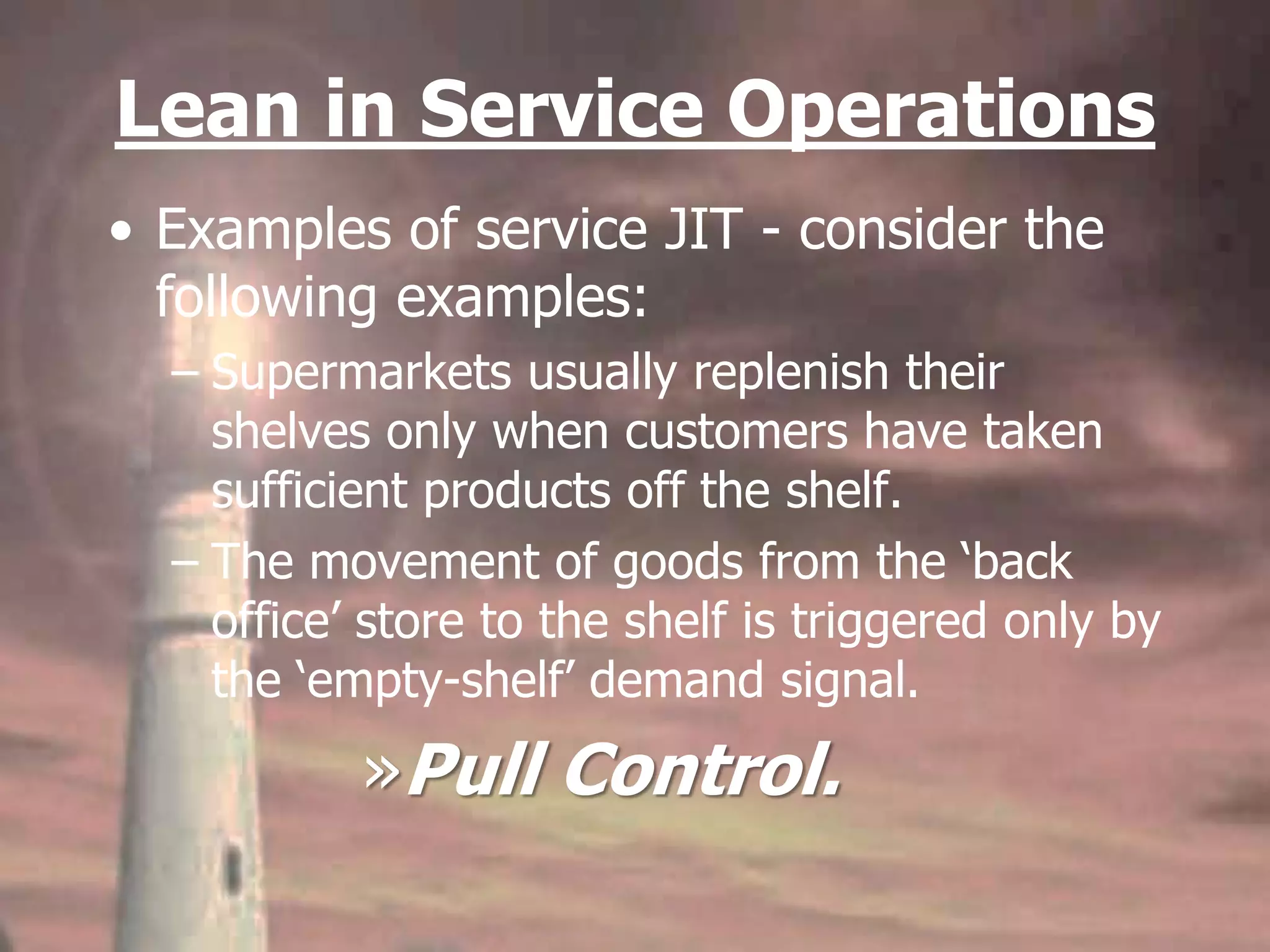 Lean operations presentation | PPT