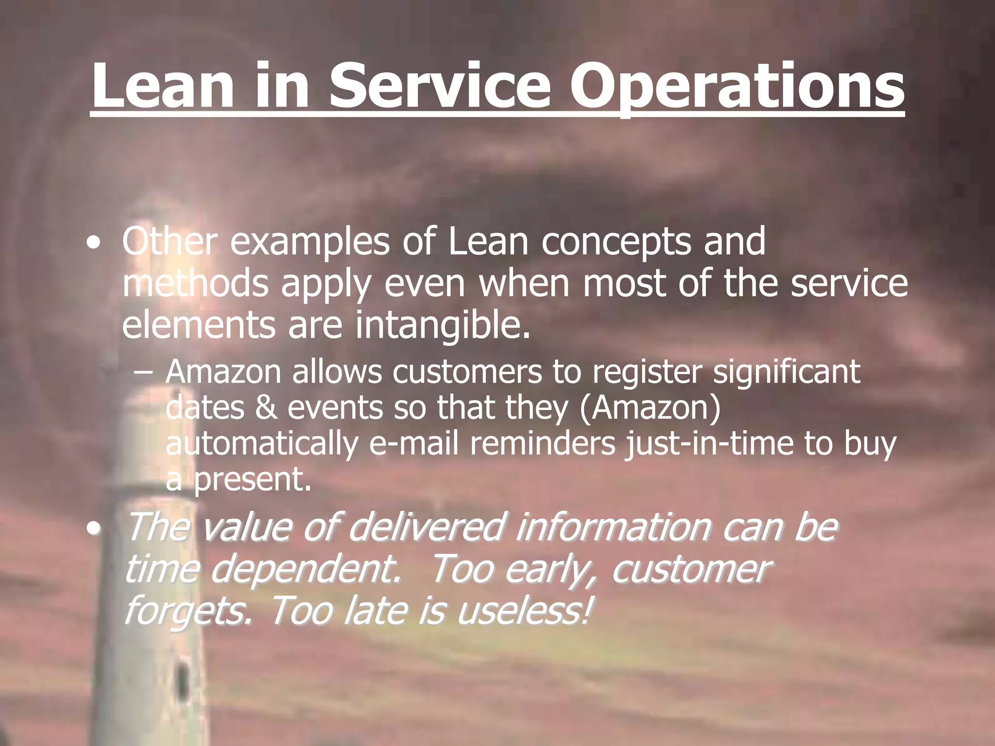 Lean operations presentation | PPT