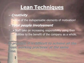 Lean operations presentation | PPT