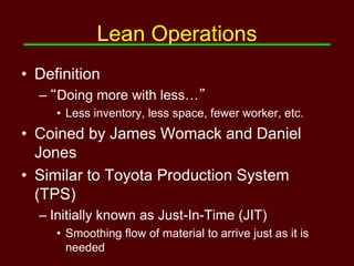 Lean Operations Intro - Matrikulasi (std).ppt