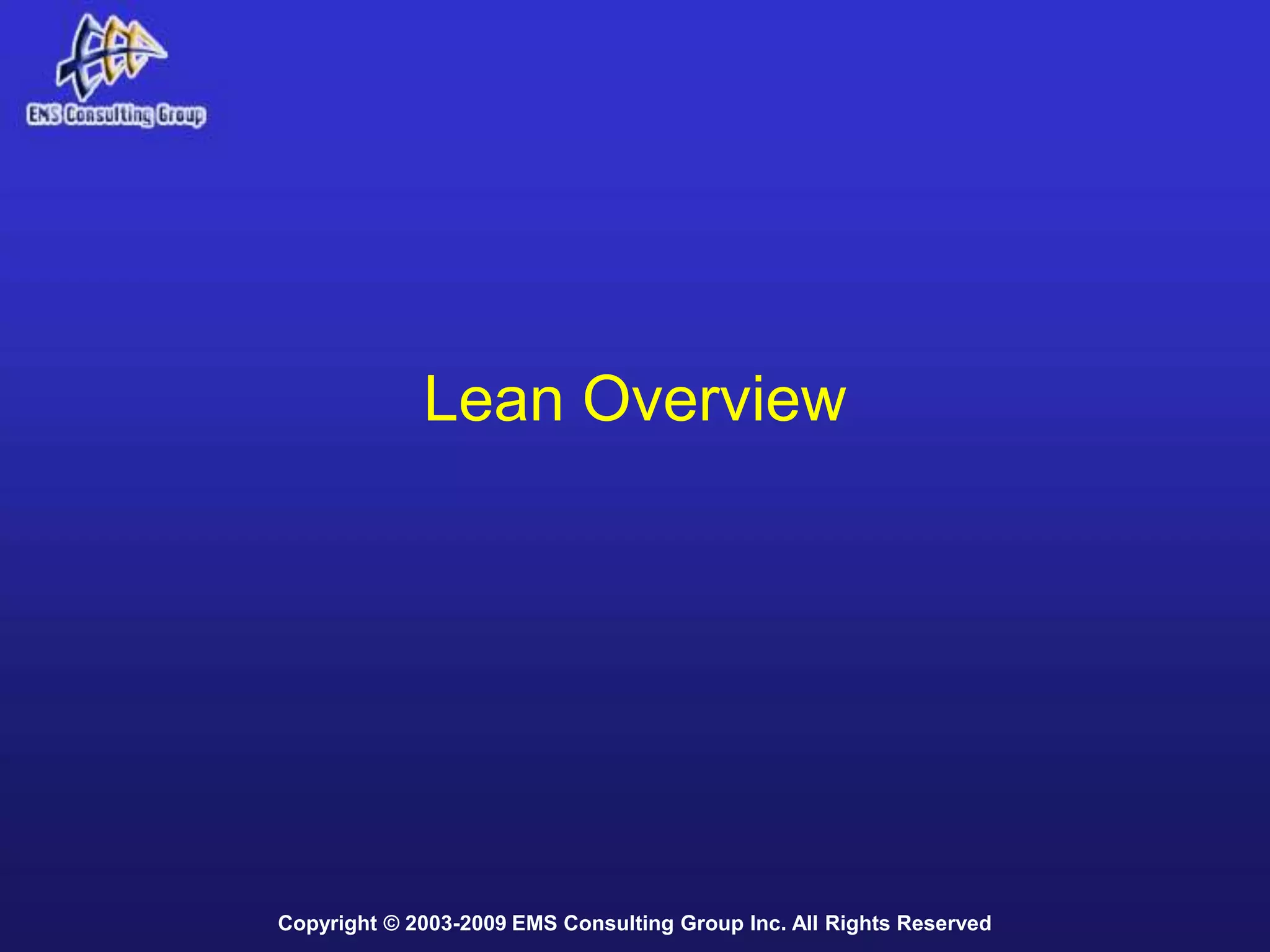 Lean Manufacturing: Improve Productivity, Quality, and Lead-Time | PPTX